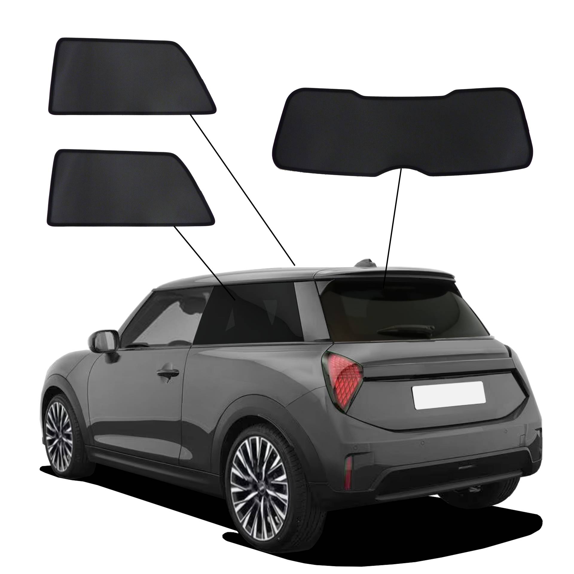 Mini Cooper/One 2024- SunClip privacy & sun protection ☀️